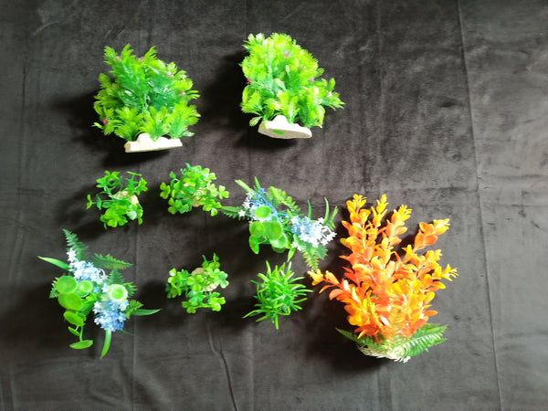 Shop Premium Artificial Aquarium Plant Package for Fish Tank, 20 -40 ...