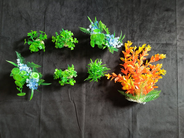 Shop Premium Artificial Aquarium Plant Package for Fish Tank, 30-50 ...