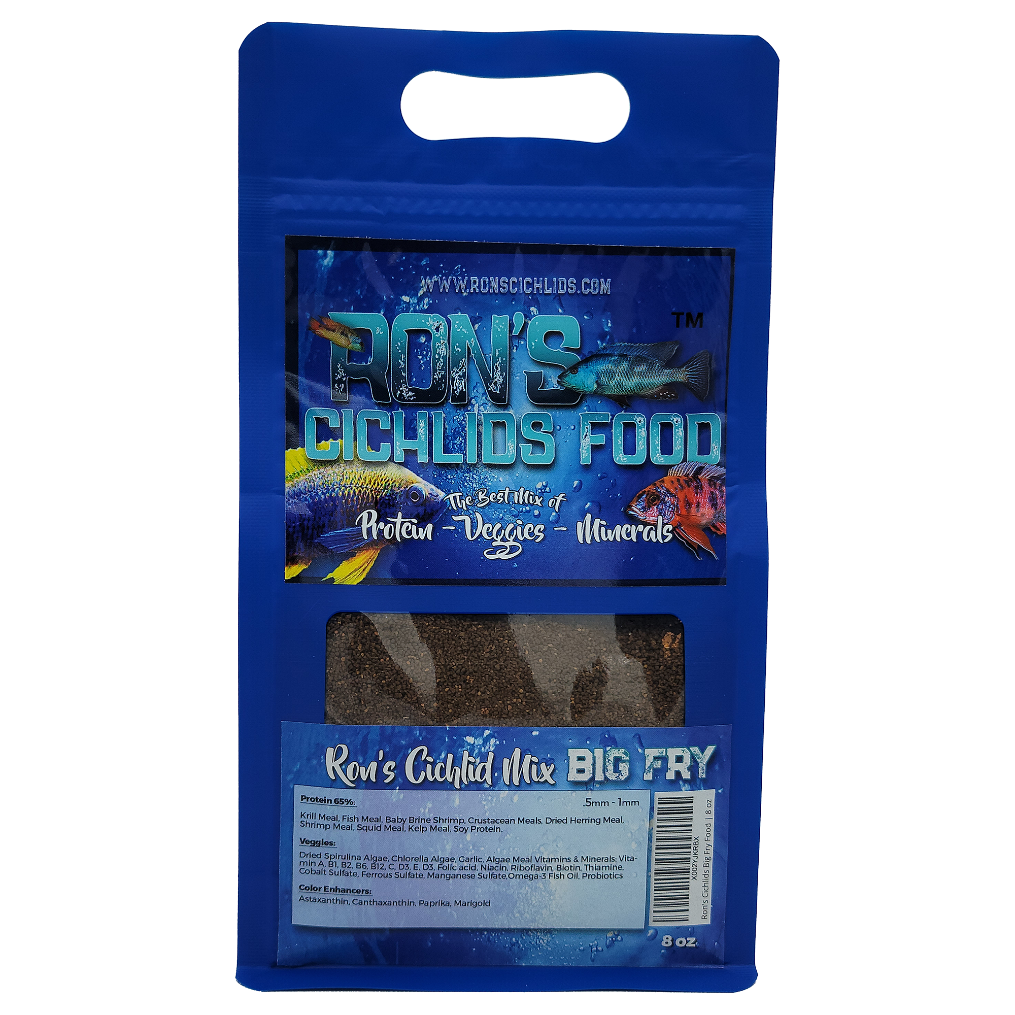 Shop Ron's Cichlids Big Fry Food – Sanctuary Cichlids