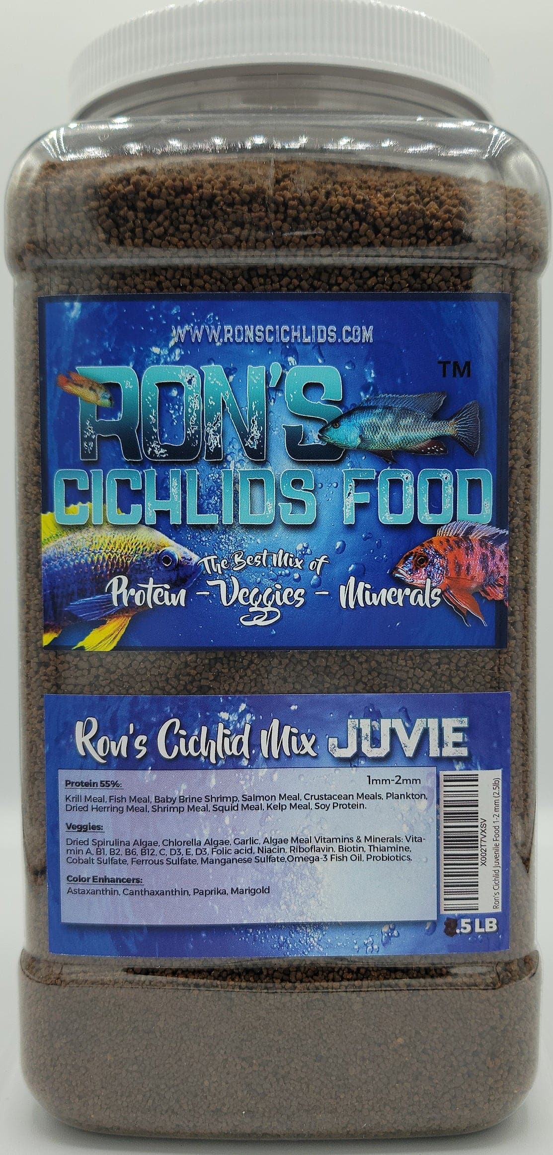 Shop Ron's Cichlids Juvenile Food – Sanctuary Cichlids